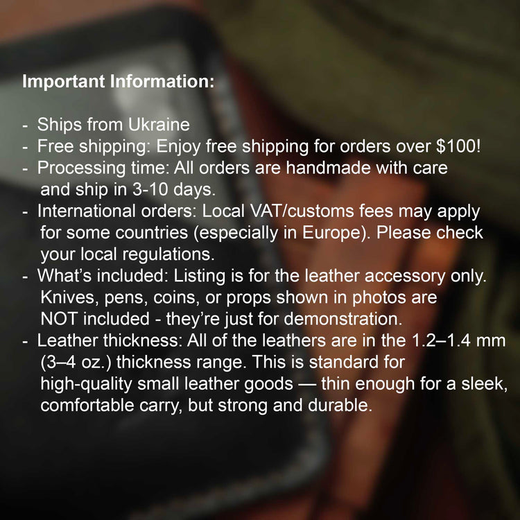 Pirate Goods - Premium handcrafted leather goods