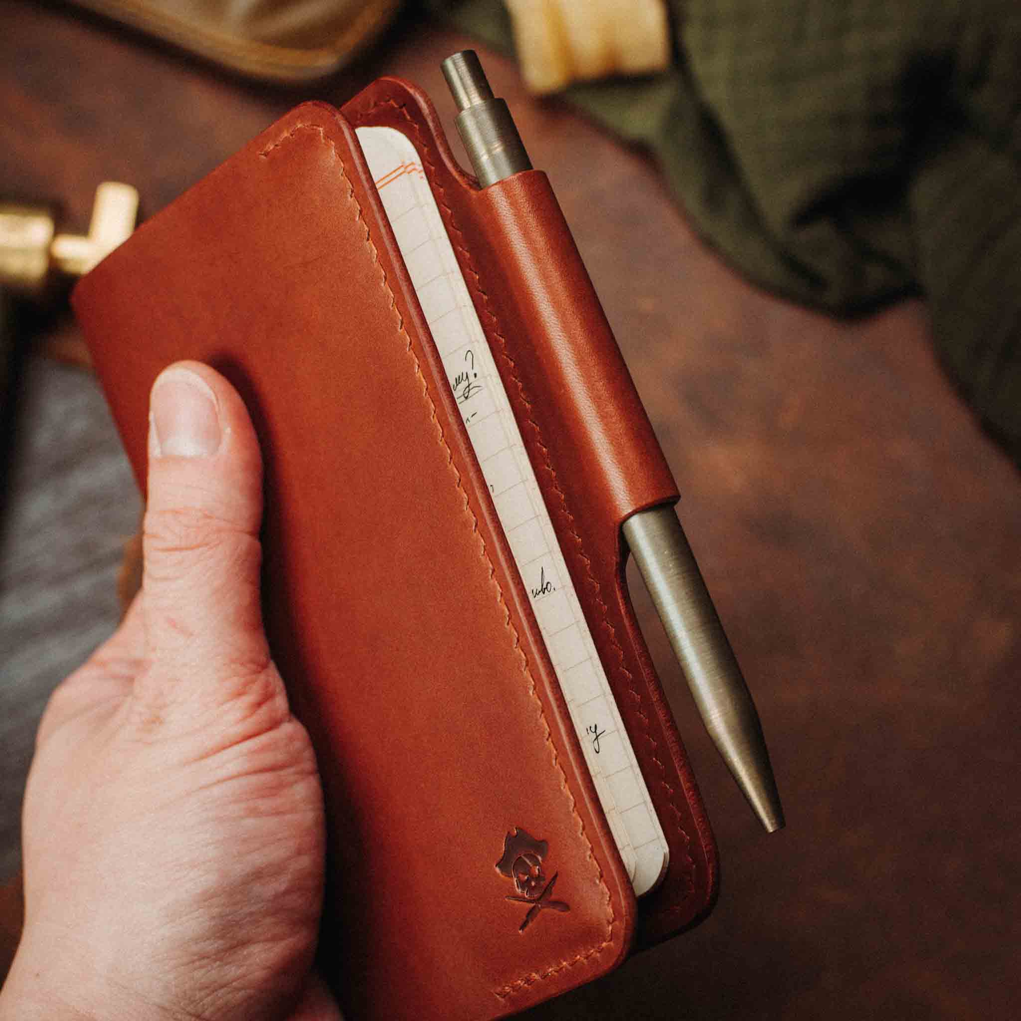 Field Notes Cover - Navigator | Leather Journal Holder | EDC – Pirate Goods