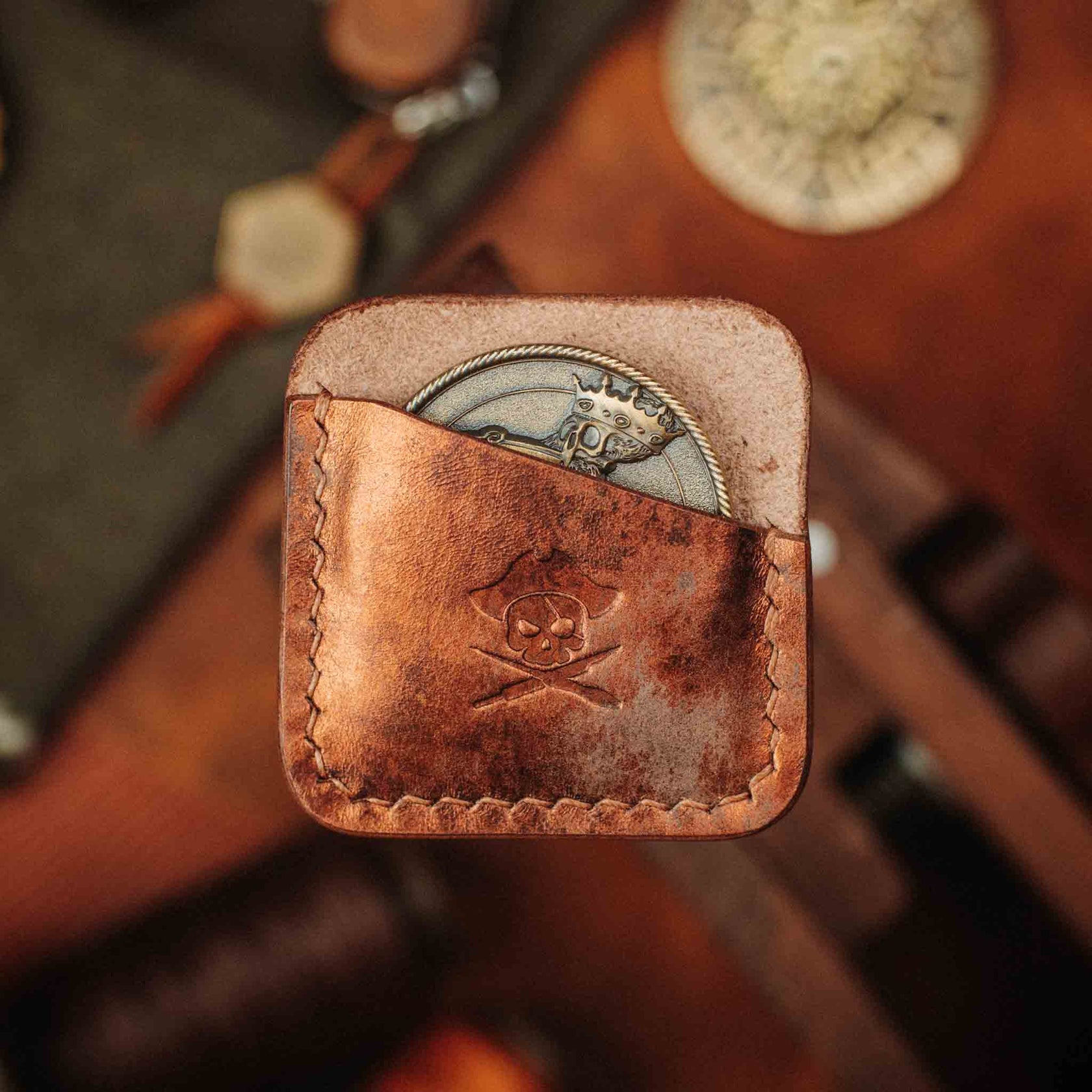 Peso Pocket - Premium Challenge Coin Holder - Pirate Goods